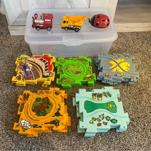 Trackmaster | Toys | Puzzle Racer Kids Car Track Set Creative Slot Car ...